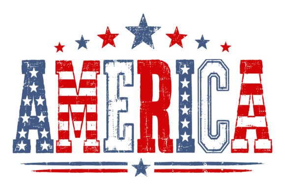 Patriotic America SVG Design Graphic by Design Station · Creative Fabrica