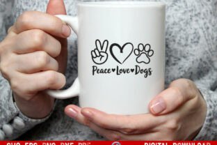 Peace Love Dogs SVG Graphic by SvgDesignHouse · Creative Fabrica