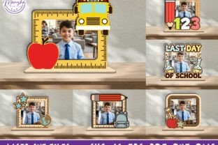School Photo Frame Laser Cut SVG Bundle · Creative Fabrica