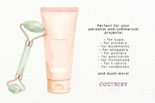 Self Care Routine Watercolor Clipart PNG Graphic by CozyNest Studio ...