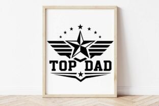 Top Dad Military Wings SVG Graphic by GoodPShop · Creative Fabrica