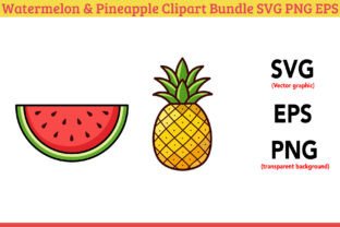 Tropical Summer Fruit Vector Set Graphic by Jata Arts · Creative Fabrica