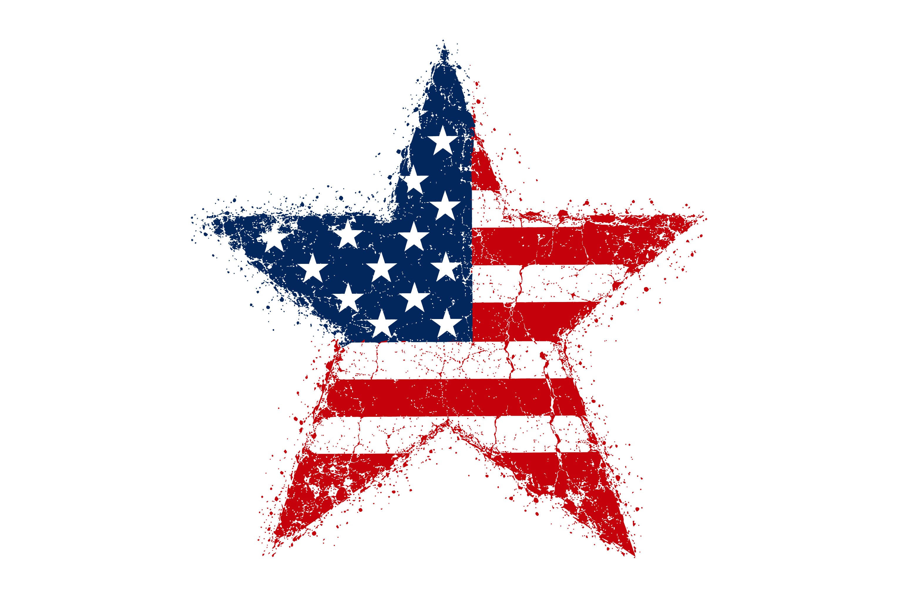 USA Flag Star SVG Design Graphic by Design Station · Creative Fabrica