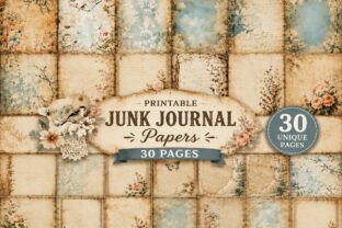 Vintage Floral Script Backgrounds Graphic by Attractions Artist ...