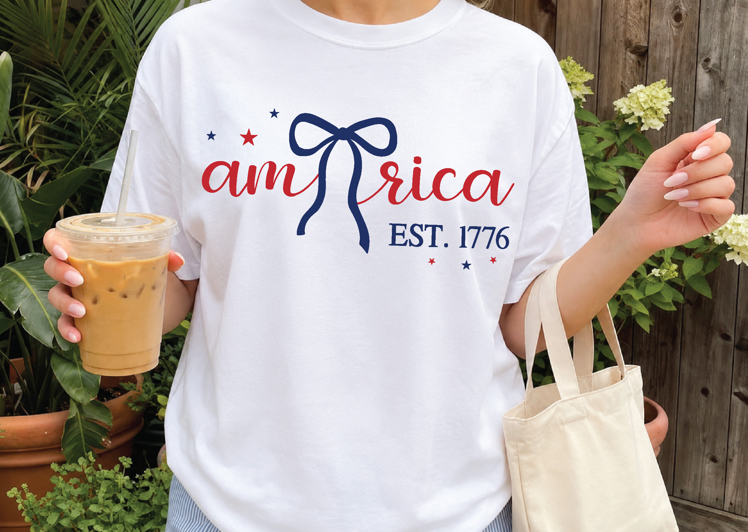 American Coquette Bow Svg Png, USA Png Graphic by funnySVG · Creative ...