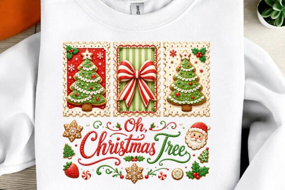 Faux Crochet Christmas Tree Cake PNG Graphic by GatewayDesign ...