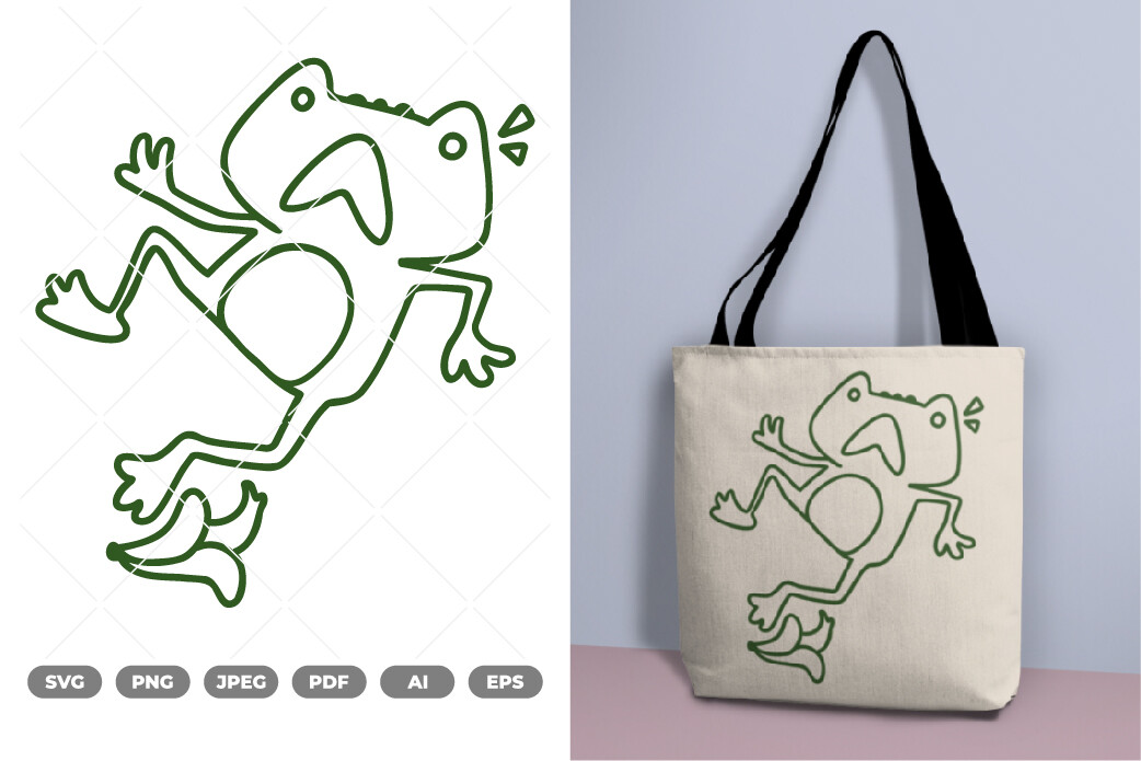 Frog SVG & Clipart Graphic by PIN Crafter · Creative Fabrica