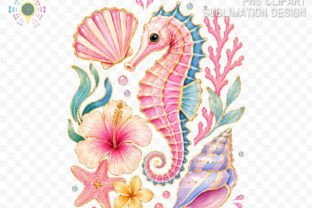 Pastel Seahorse PNG, Coastal Sea Life Graphic by MICON DESIGNS ...