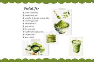 Watercolor Matcha Clipart Green Tea Graphic by KawaiiDigitalByNan ...
