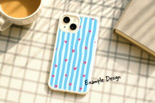 Cute Summer Blue Striped Background PNG Graphic by DSIGNS · Creative ...