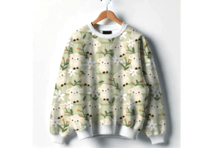 Cute Watercolor Sheep Gingham Pattern Graphic by studiomaleo ...