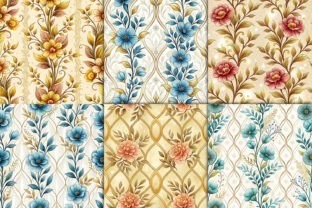 Elegant Floral Art Deco Seamless Pattern Graphic by Vectornest12 ...