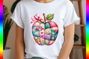 Floral Coquette Apple Patchwork PNG Graphic by Design store · Creative ...