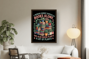 Funny Gardening Books and Plants PNG Graphic by FabiCraft99 · Creative ...