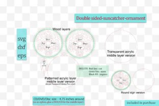 Snowflake Words Christmas Suncatcher SVG Graphic by Cornelia · Creative ...