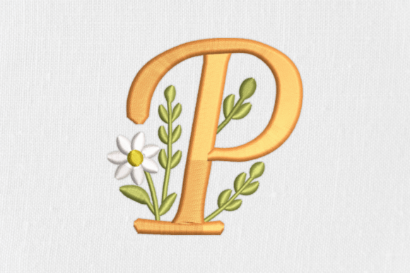 The Letter R is Feathered and Leafy · Creative Fabrica