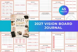 2027 Vision Board Journal KDP Graphic Graphic by SR KDP · Creative Fabrica