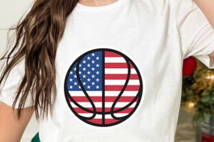American Flag Basketball SVG Graphic by Graphics Hunt · Creative Fabrica