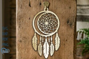 Dream Catcher Laser Cut. · Creative Fabrica