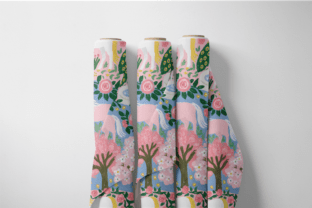 Fairycore Pink Unicorn and Swan Seamless Pattern Graphic by ...