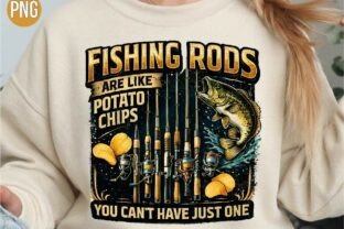 Funny Fishing Rods Fisherman PNG T-shirt Graphic by AVA DIGITAL ...