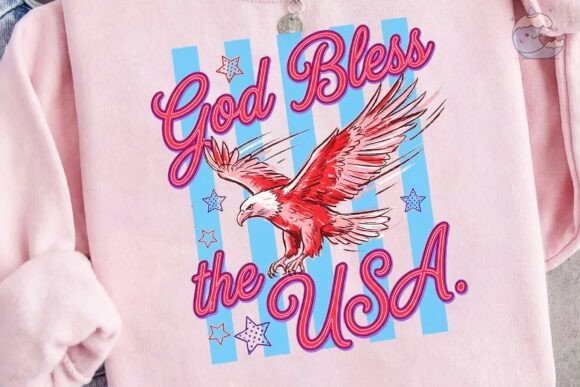God Bless the USA Eagle Patriotic PNG Graphic by Dreamtidestudio ...