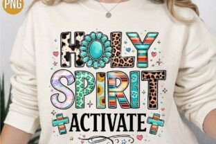 Holy Spirit Activate Christian T-shirt Graphic by Mimi Prints ...