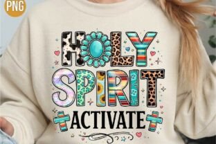 Holy Spirit Activate Christian T-shirt Graphic by Mimi Prints ...