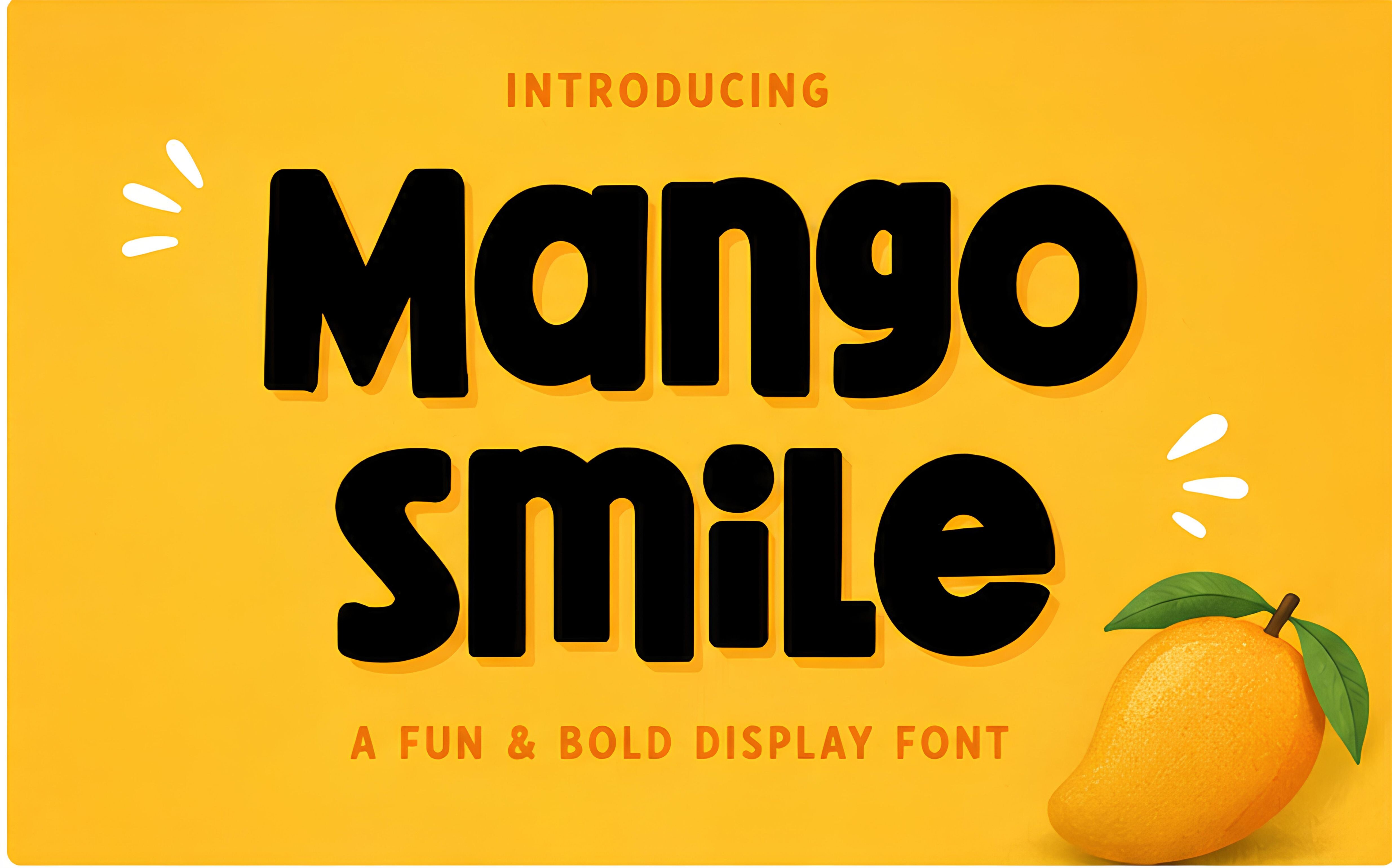 Mango Smile Font by minangartstudio · Creative Fabrica