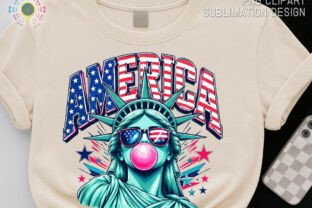 Patriotic America Statue of Liberty PNG Graphic by MICON DESIGNS ...