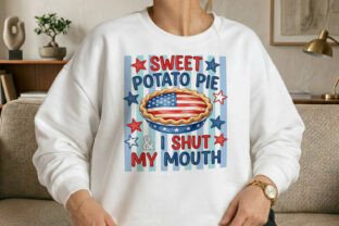 Preppy Patriotic Sweet Potato Pie PNG Graphic by Creative Community ...
