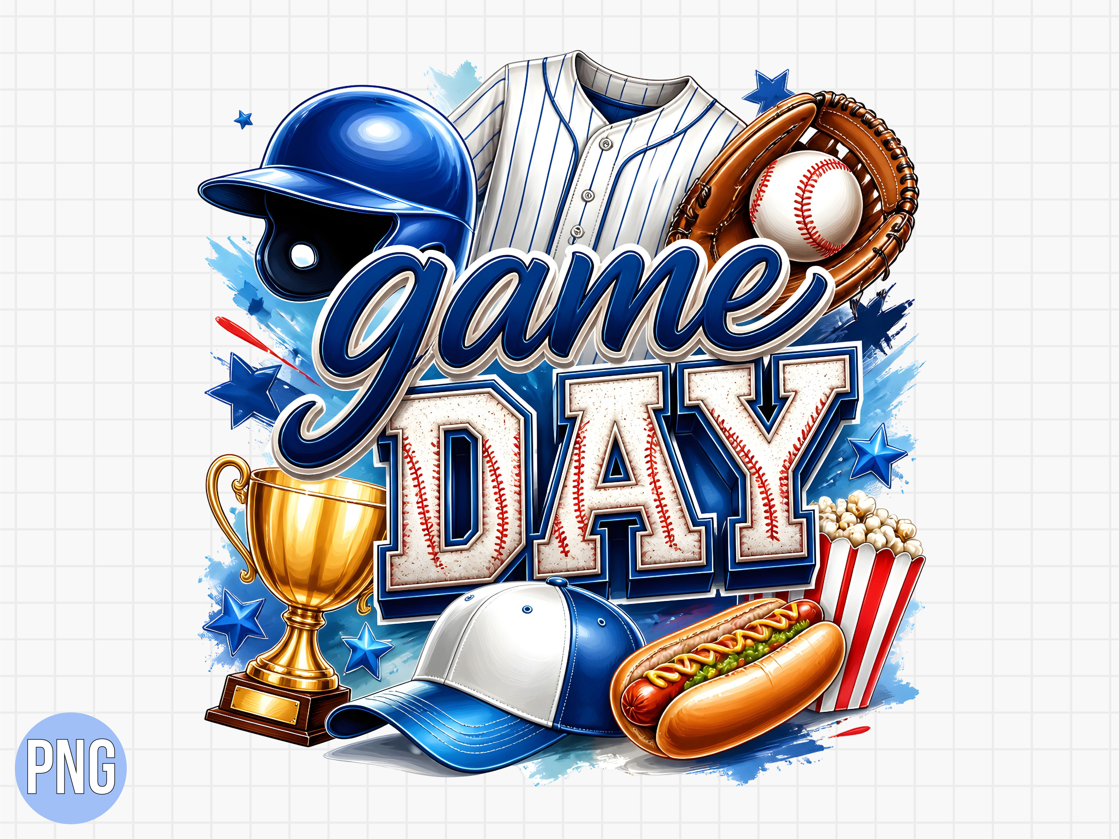 Vintage Baseball Game Day T-shirt PNG Graphic by Art Zone · Creative ...