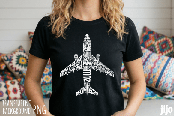 Aviation Airplane Military Phonetic PNG Graphic by jijopero · Creative ...