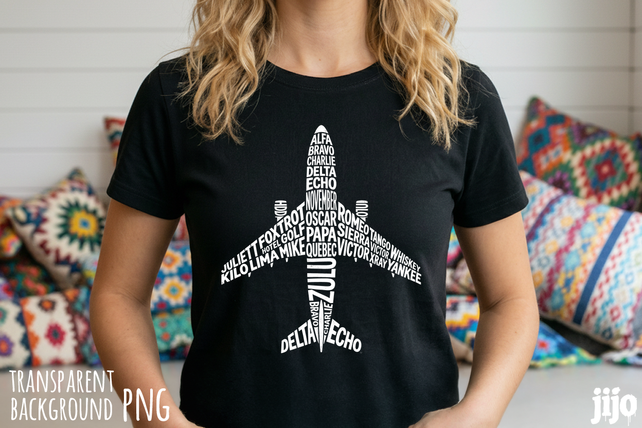 Aviation Airplane Military Phonetic PNG Graphic by jijopero · Creative ...
