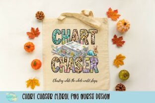 Chart Chaser Floral PNG Nurse Design Graphic by DigitalArtGood ...