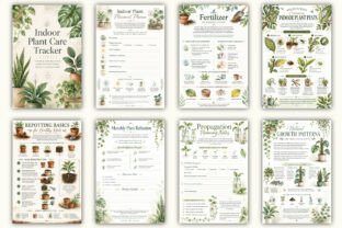 Indoor Plant Care Tracker Graphic by KDPLab · Creative Fabrica