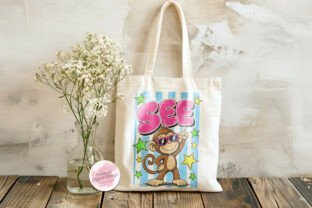 Monkey See Retro Funny Animal Sublimatio Graphic by Summer Digital ...