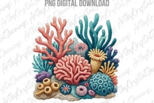 Ocean Coral Reef Underwater PNG Graphic by ArtbyCrystalJennings ...