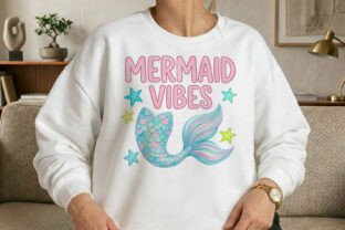Preppy Mermaid Vibes PNG Graphic by Creative Community · Creative Fabrica