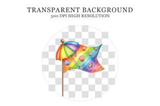 Summer Flag Garden Png Clipart Graphic by Kawacolor Haven · Creative ...