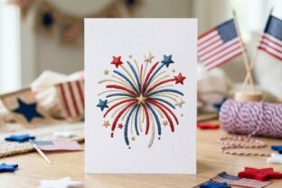 American Patriotic Firework Clipart PNG Graphic by ArtbyCrystalJennings ...