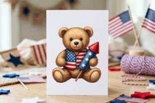 American Patriotic Teddy Bear PNG Graphic by ArtbyCrystalJennings ...