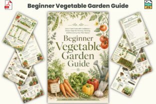 Beginner Vegetable Garden Guide Graphic by KDPLab · Creative Fabrica