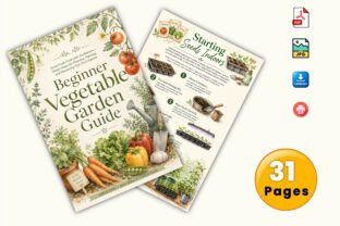 Beginner Vegetable Garden Guide Graphic by KDPLab · Creative Fabrica