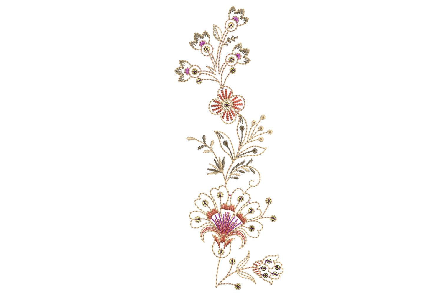 Creative Flower Embroidery Design · Creative Fabrica