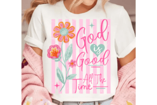 God is Good All the Time PNG,Striped Png Graphic by Bee.design ...