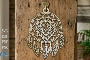 Leo DreamCatcher Laser Cut. · Creative Fabrica