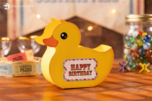 Lucky Duck Favor SVG · Creative Fabrica