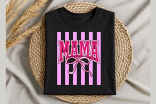 Mama Coquette Pink Bow T-shirt Design Graphic by tee_expert · Creative ...