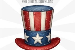 Patriotic Uncle Sam Hat Clipart PNG Graphic by ArtbyCrystalJennings ...